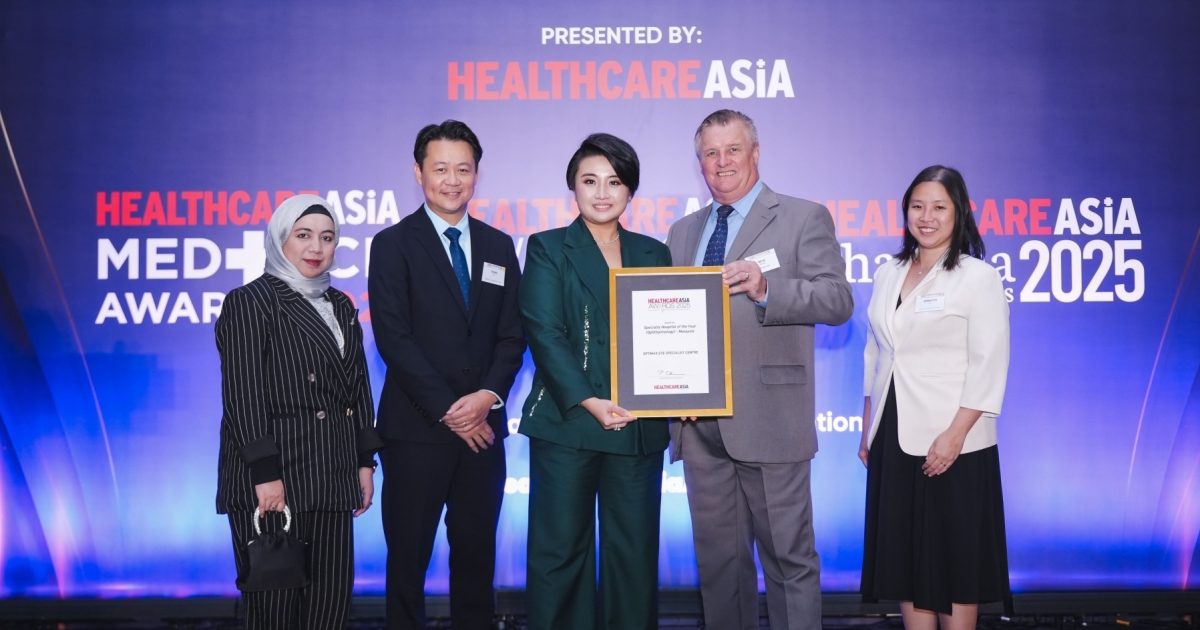 Optimax Eye Professional Centre admired at Health care Asia Honors 2025 – Asian Financial Daily
